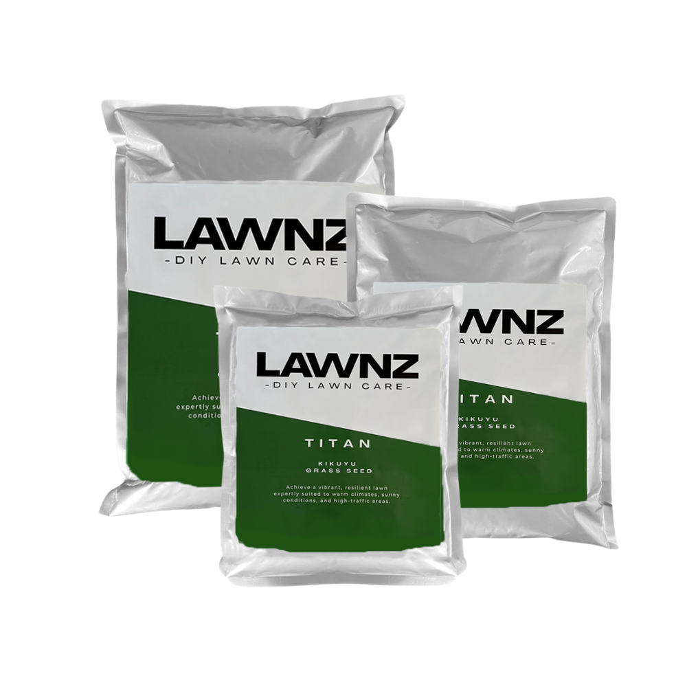 LAWNZ Titan Kikuyu | Warm-Climate Lawn Seed – LAWNZ.co.nz